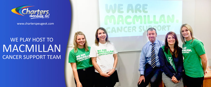 We Play Host to Macmillan Cancer Support Team