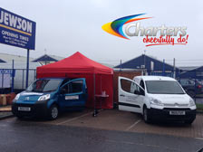 Charters Citroen Van Centre visit Jewson in Farnham