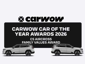 Citroën C5 Aircross Wins Prestigious CarWow Family Values Award